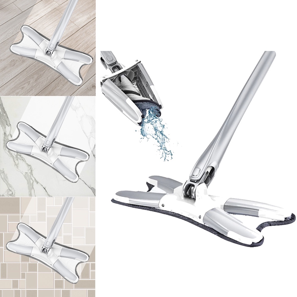 Mope limpeza esfregão multiuso Xmop chão laminado vidraças | Shopee Brasil