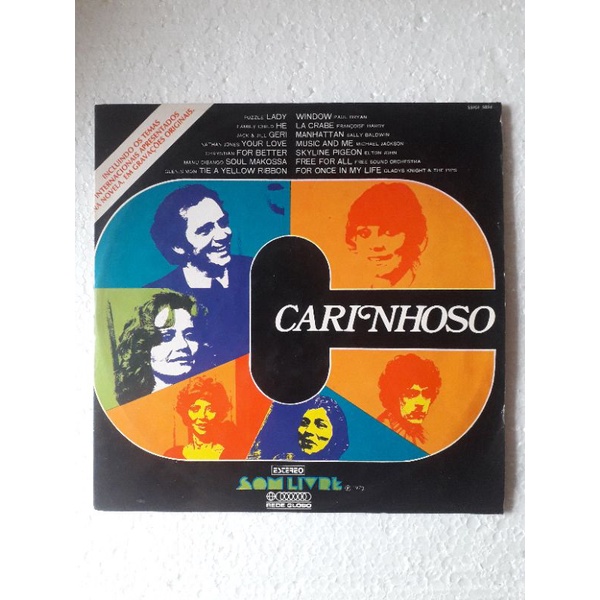 LP Trilha Sonora Novela Carinhoso 1973 INTERNACIONAL | Shopee Brasil