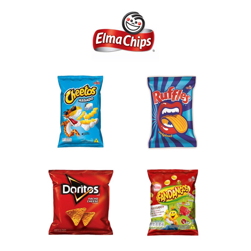 Mini Salgadinho Biscoito Doritos Fandangos Ruffles Cheetos | Shopee Brasil