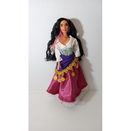 Boneca Esmeralda Gypsy Dancing 1996 Corcunda de Notre Dame Mattel ...