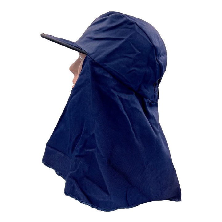 Bone Arabe Touca Filtro Uv Em Helanca Azul Marinho C/ Velcro | Shopee ...