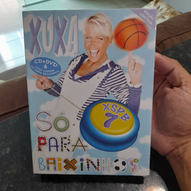 Box DVD +Cd Xuxa só para baixinho 7 edição limitada com 2 super brindes ...