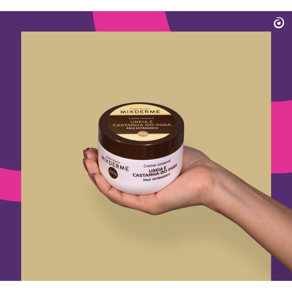 Mixderme - Creme corporal ureia e castanha do para 250g | Shopee Brasil