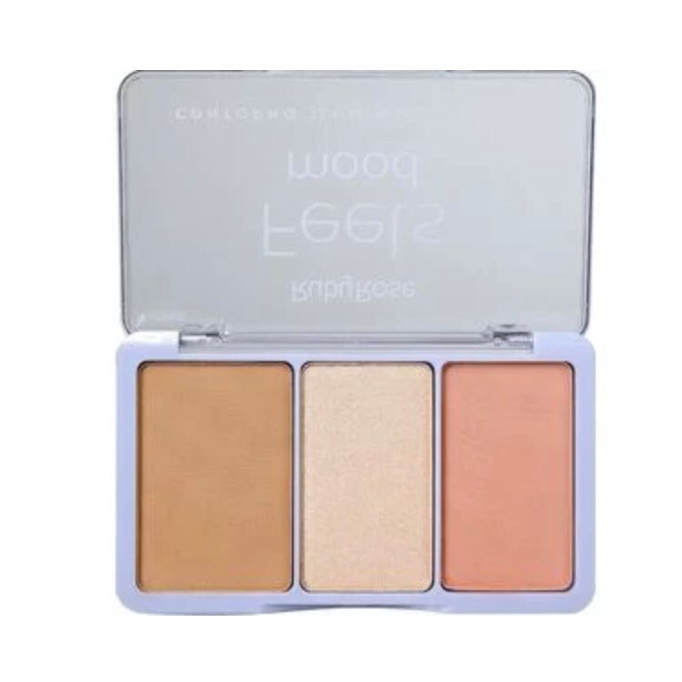 Paleta De Contorno, Iluminador, Blush Feels Mood - Ruby Rose | Shopee Brasil