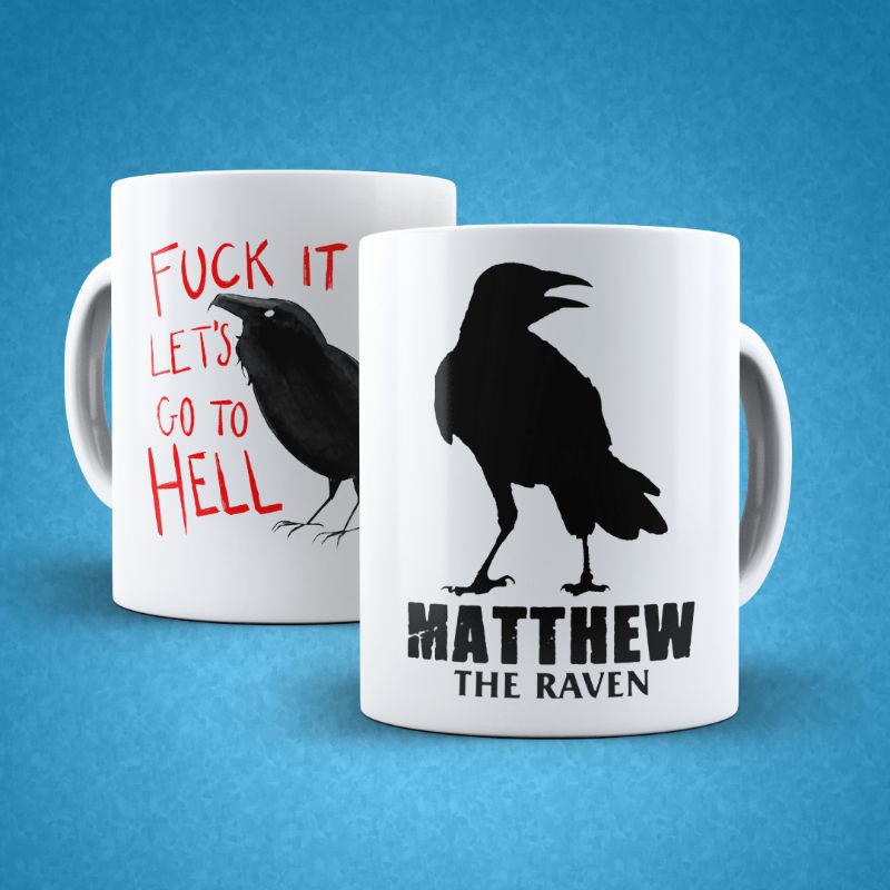 Caneca Sandman - Matthew, The Raven (Porcelana) | Shopee Brasil