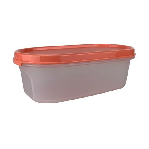 TUPPERWARE MODULAR OVAL 500ML TAMPA LARANJA 500ML | Shopee Brasil