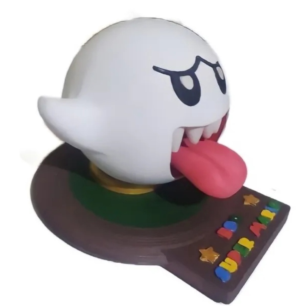 Super Mario Bros Boo Boneco Fantasma Impressão 3D | Shopee Brasil