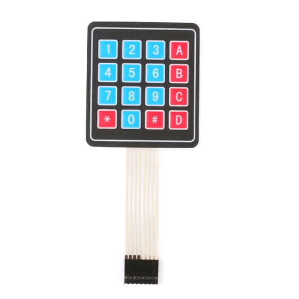 Teclado Matricial Membrana 4x4 Para Arduino Esp8266 Esp32 | Shopee Brasil