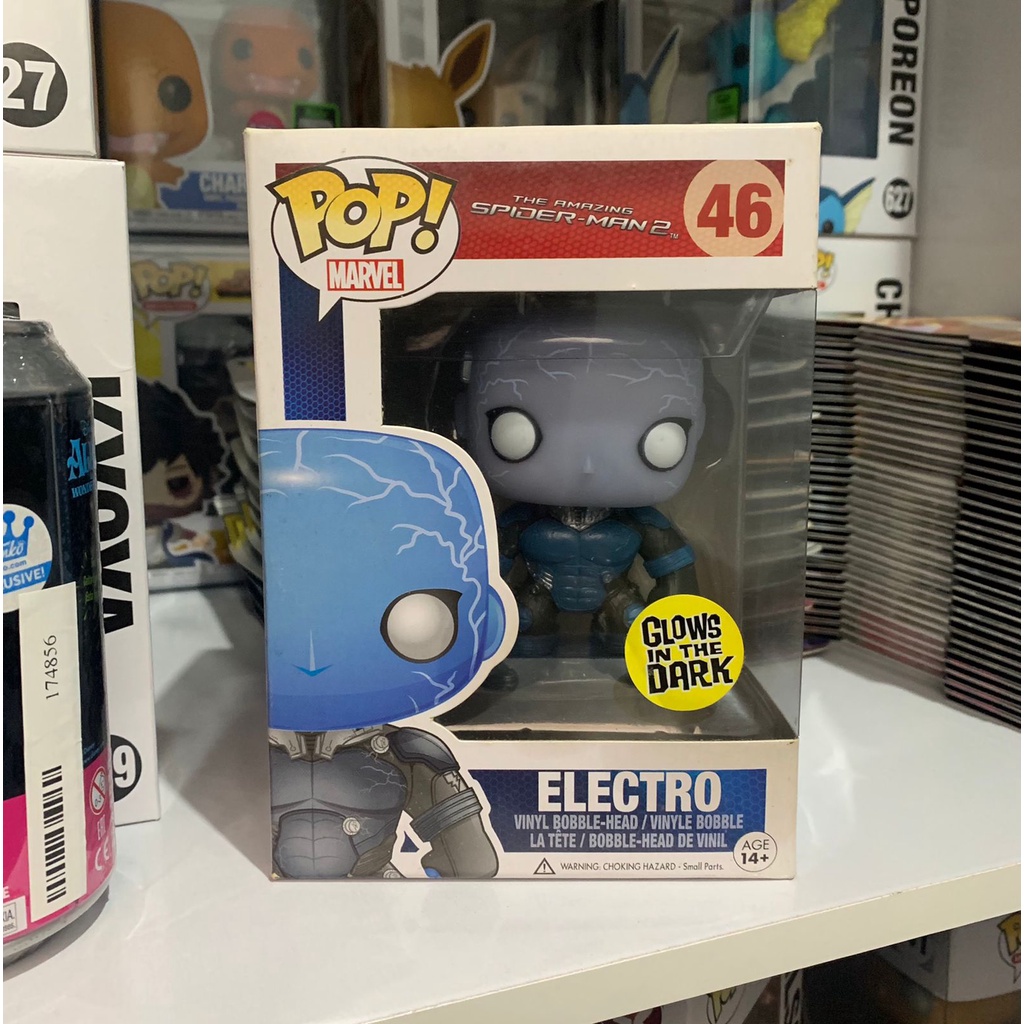 FUNKO POP - ELECTRO #46 - SPIDER MAN 2 (VAULTED) - Glows in the dark ...