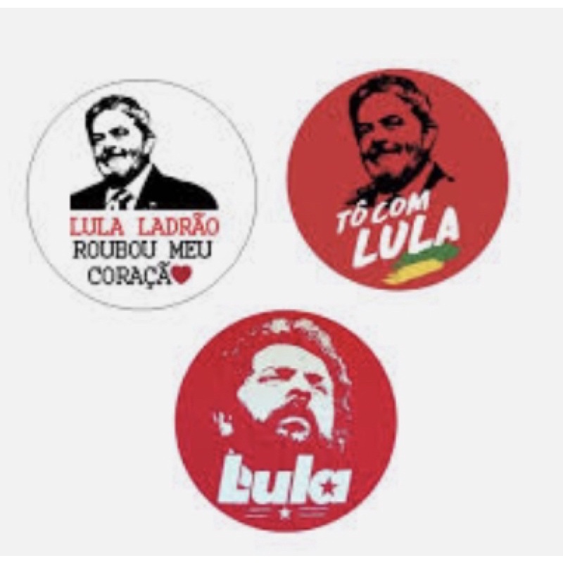 kit com 20 adesivos lula Presidente | Shopee Brasil