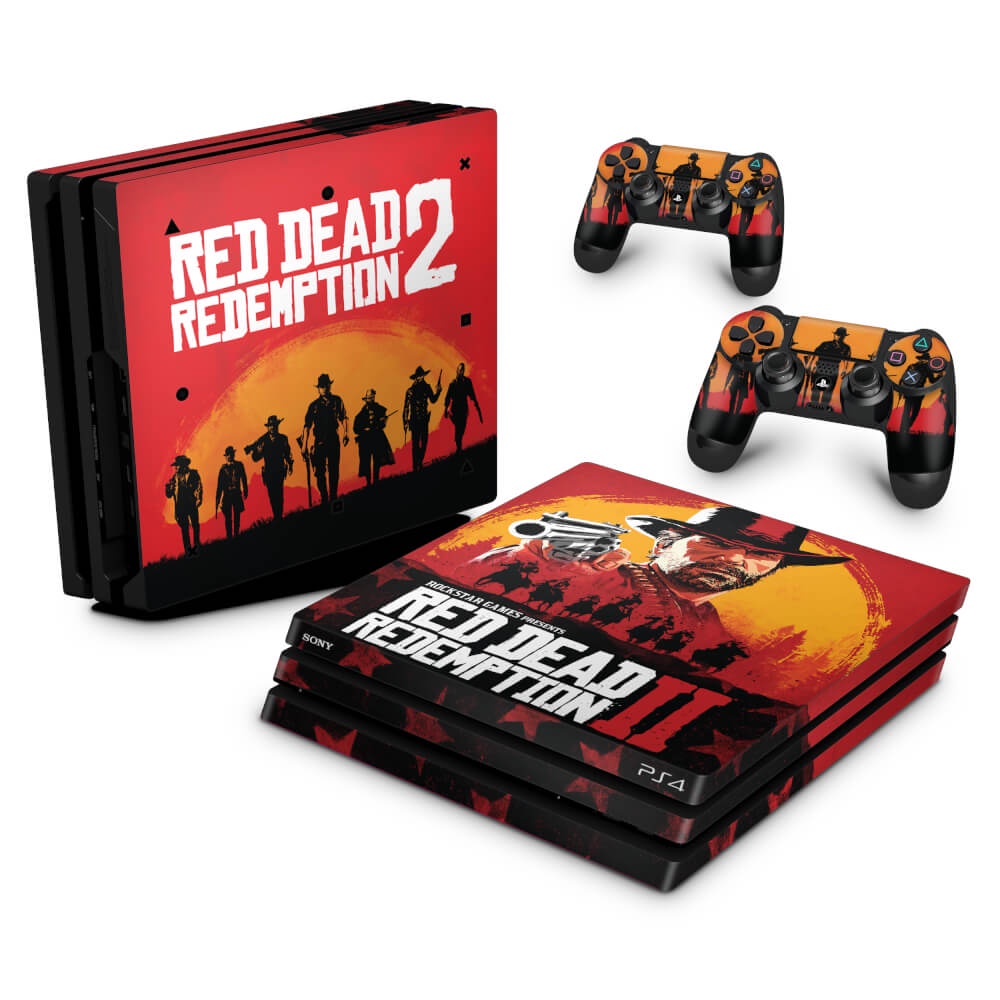 Skin PS4 Pro Adesivo - Red Dead Redemption 2 | Shopee Brasil