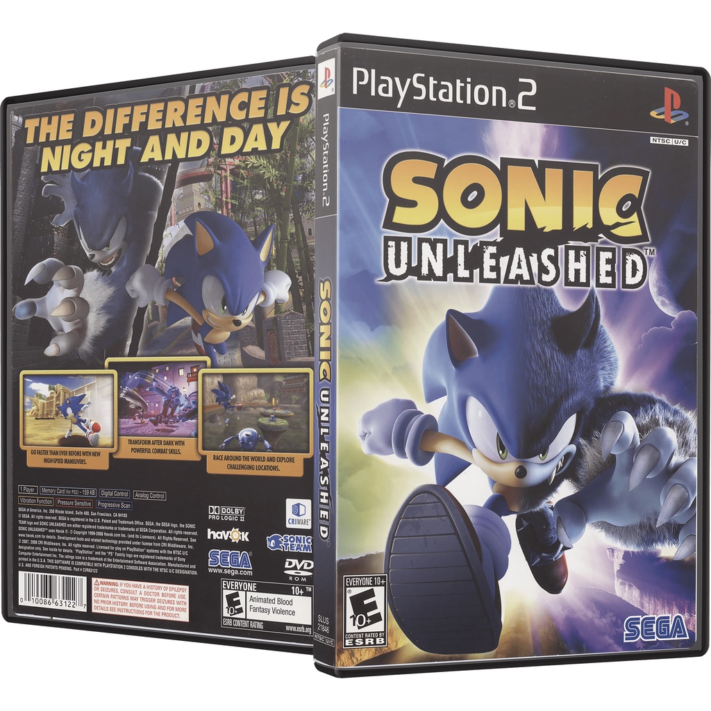 Sonic Unleashed (USA) para ps2 | Shopee Brasil