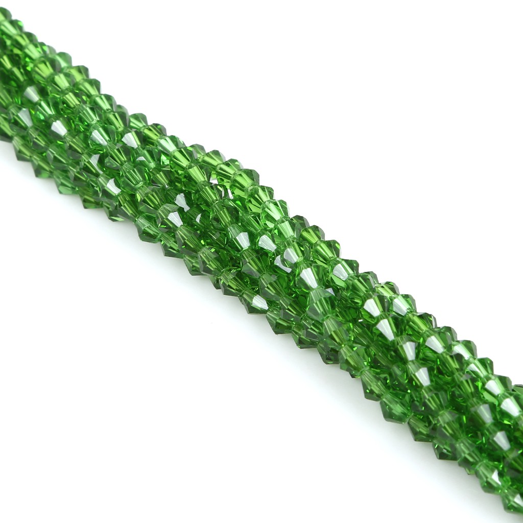 (90Pcs + 4mm) Crystal Bead.Ready Stock.Bicone Glass Bead.para Beading ...