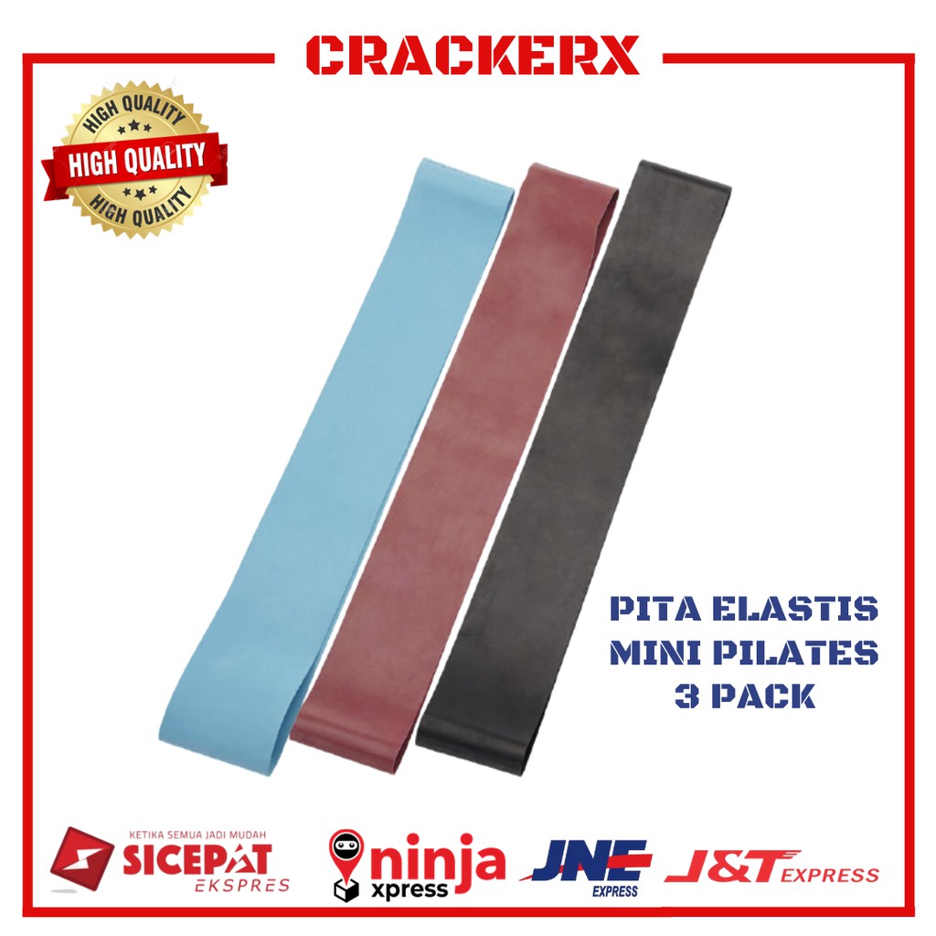 Mini PILATES Faixa Elástica 100 Três Pacotes NYAMBA | Shopee Brasil