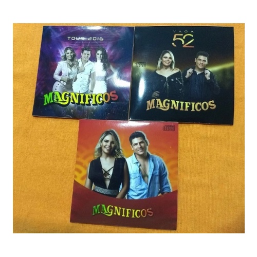 KIT 3 CDS BANDA MAGNIFICOS VOL.1 CAPA PAPELÃO | Shopee Brasil