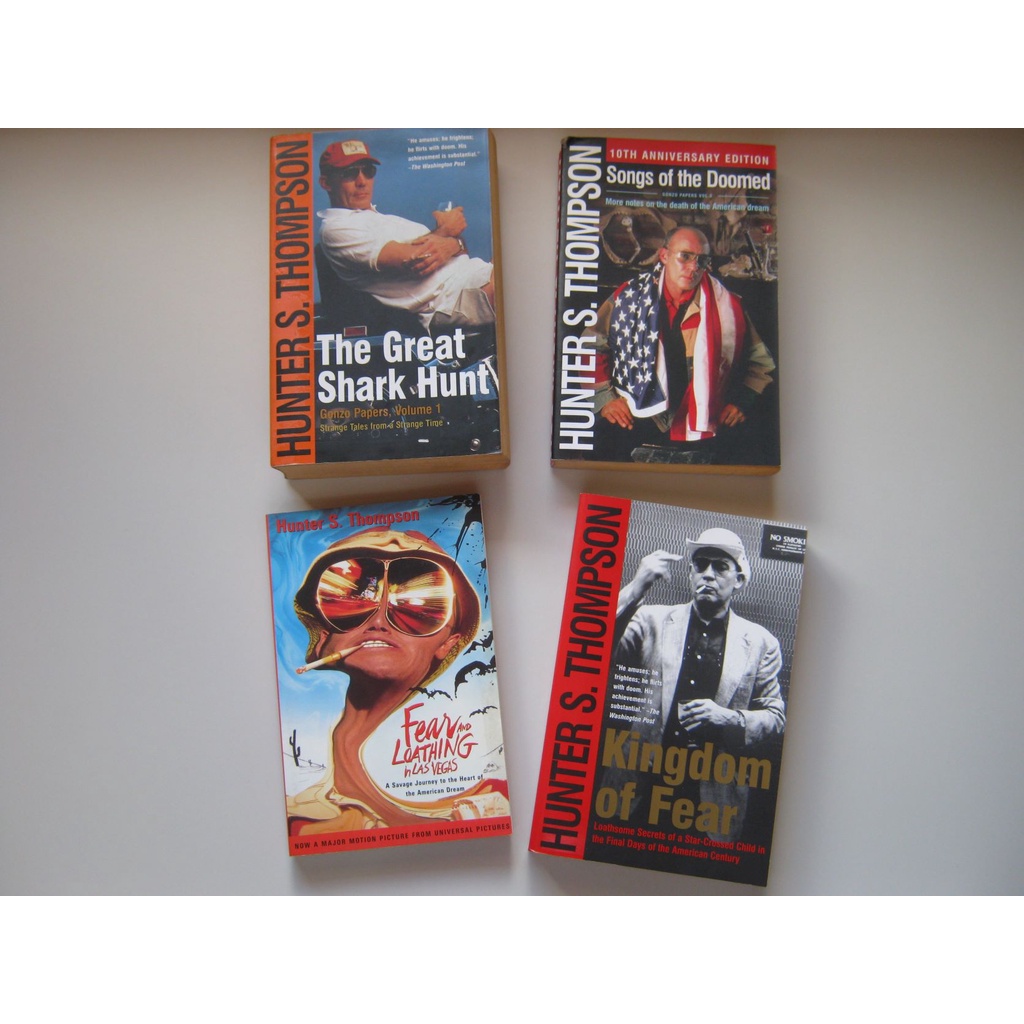 Hunter Thompson (conjunto de 4 livros) | Shopee Brasil