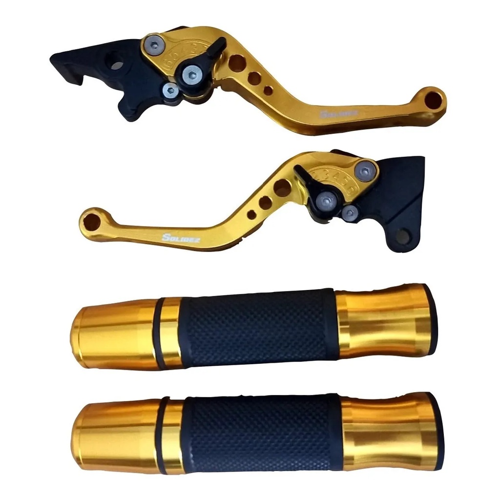 MANETE EMBREAGEM FREIO FAZER 250 ATE 2022 + MANOPLA DOURADO | Shopee Brasil