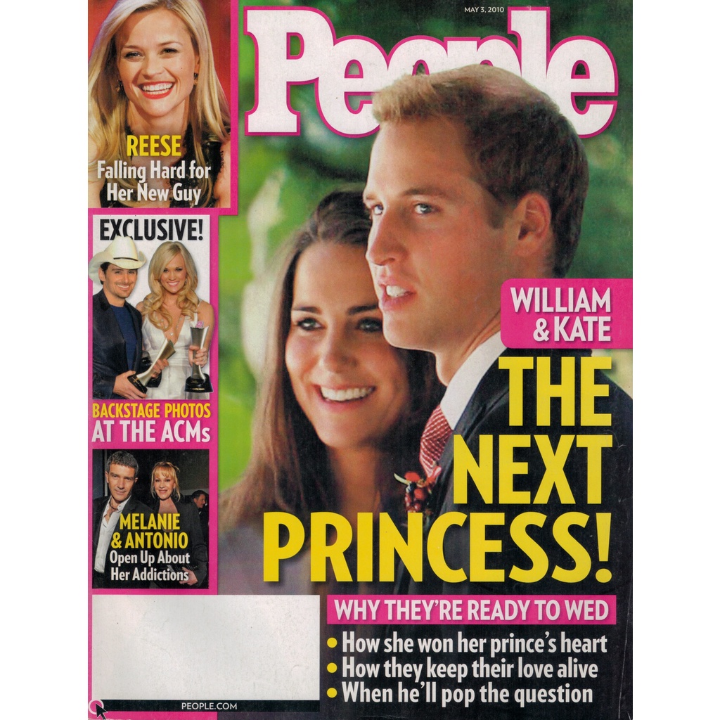 REVISTA PEOPLE, DE 03 DE MAIO DE 2010, COM PRÍNCIPE WILLIAM E KATE ...