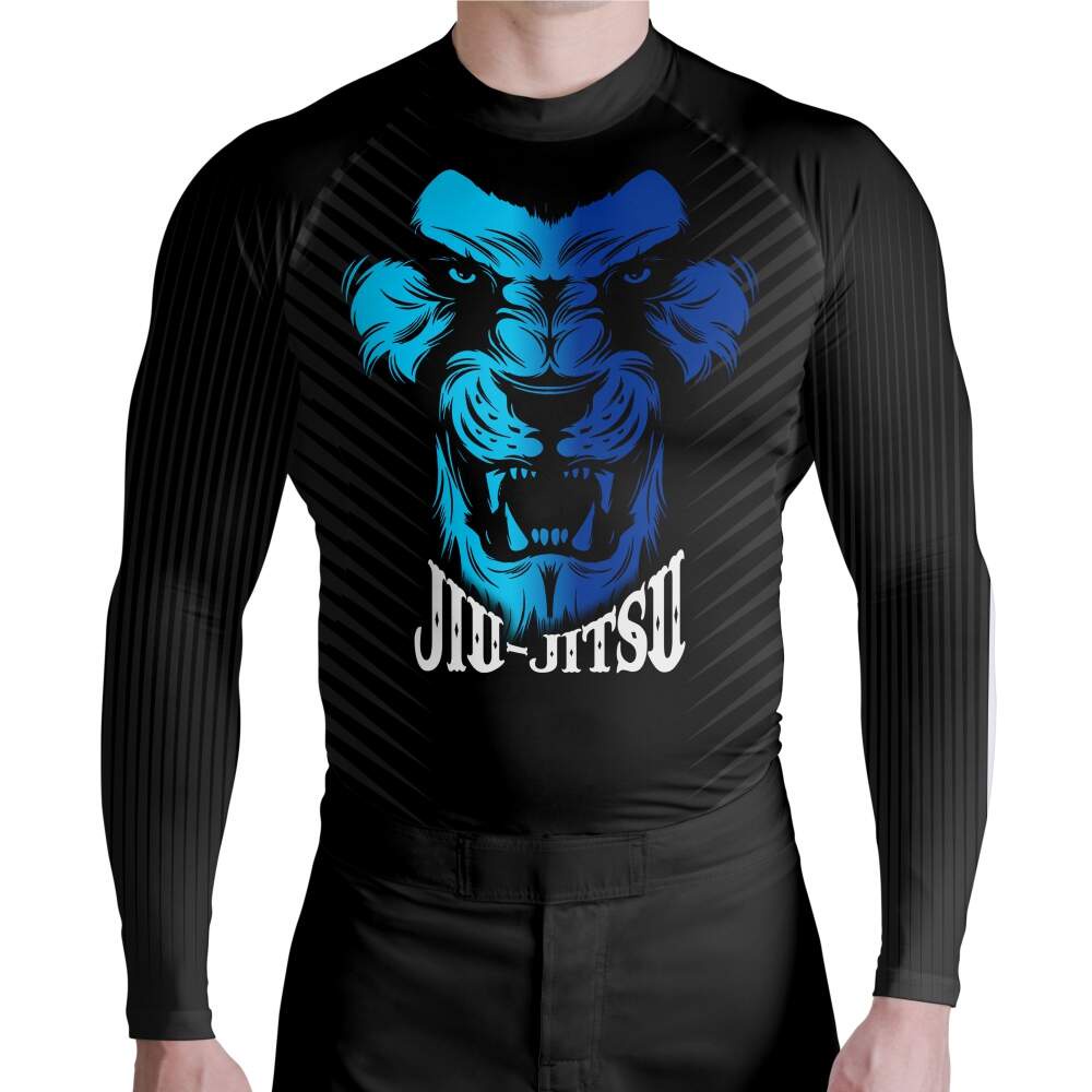 Rash Guard Lion Blue Atlética | Shopee Brasil