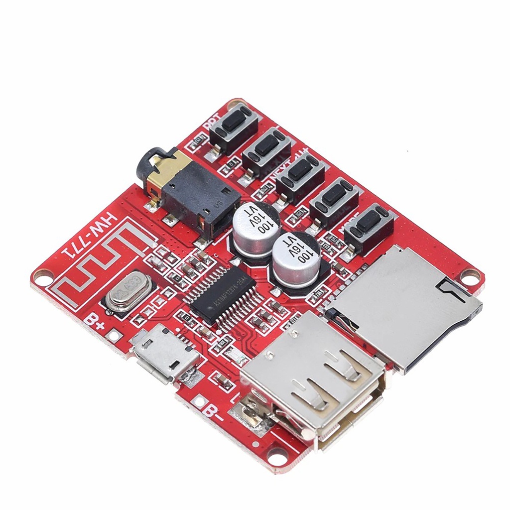 Placa Bluetooth 4.1 Receptor Estéreo P2 Usb e Cartão | Shopee Brasil