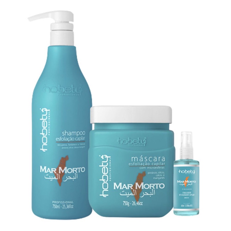 Hobety Mar Morto TRIO PROFISSIONAL Shampoo+máscara+finalizador | Shopee ...