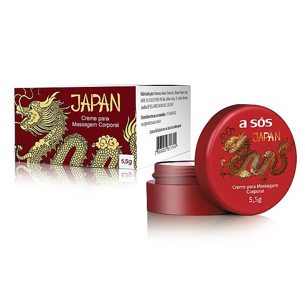 Creme Térmico e Excitante Japan - 5,5g | Shopee Brasil