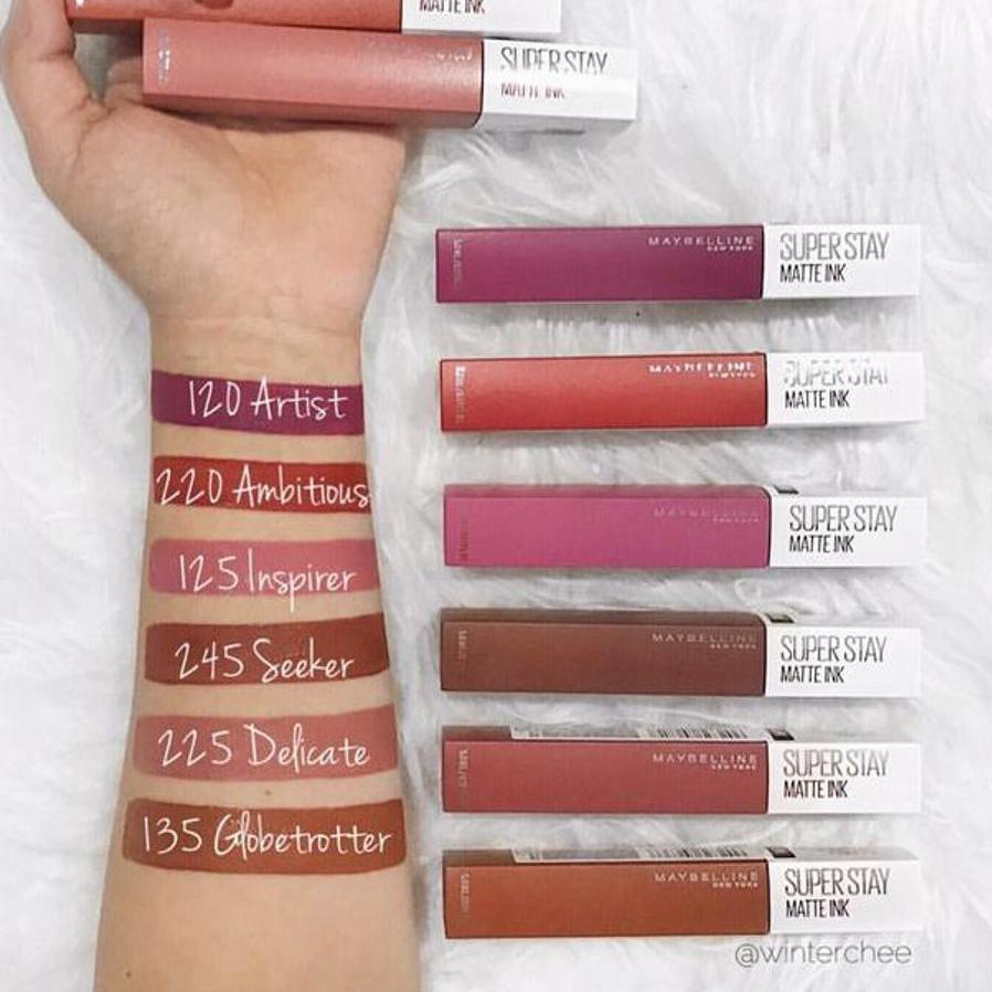 Maybelline Super Stay Matte Batom Líquido Stayink SuperStay Ink ...