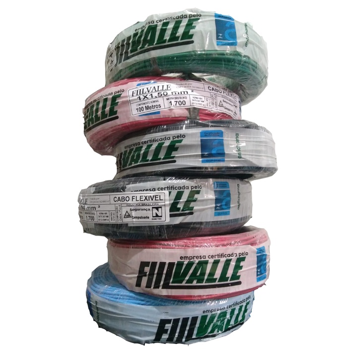 Fio Eletrico Flexivel 2,5mm com 25 MTS Cabo Eletrico | Shopee Brasil
