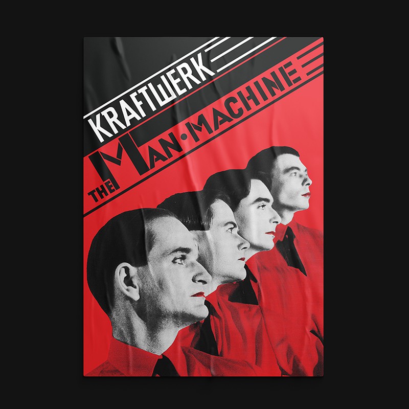 Poster Kraftwerk - The Man Machine / Tamanho A3 | Shopee Brasil