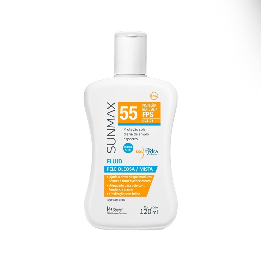 Sunmax Fluid FPS 55 Protetor Solar 120ml | Shopee Brasil
