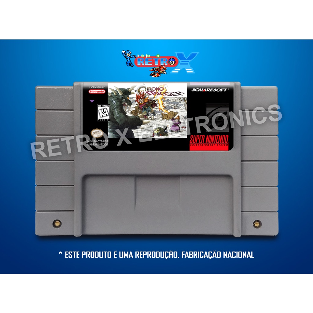 Chrono Trigger Cartucho Snes Shopee Brasil