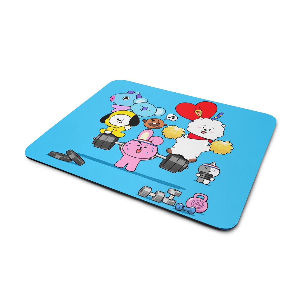Mousepad - BT21 - BTS - Neoprene | Shopee Brasil