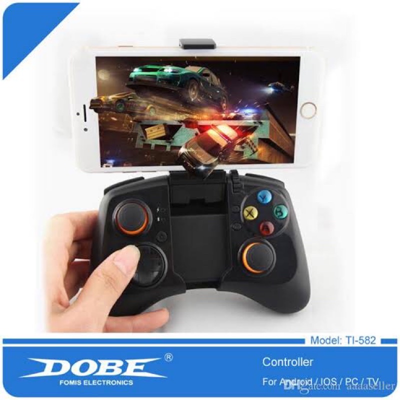 Controle de Jogo Gamepad V8 Celular Joystick Wireless Android PC Bluetooth DOBE | Shopee Brasil