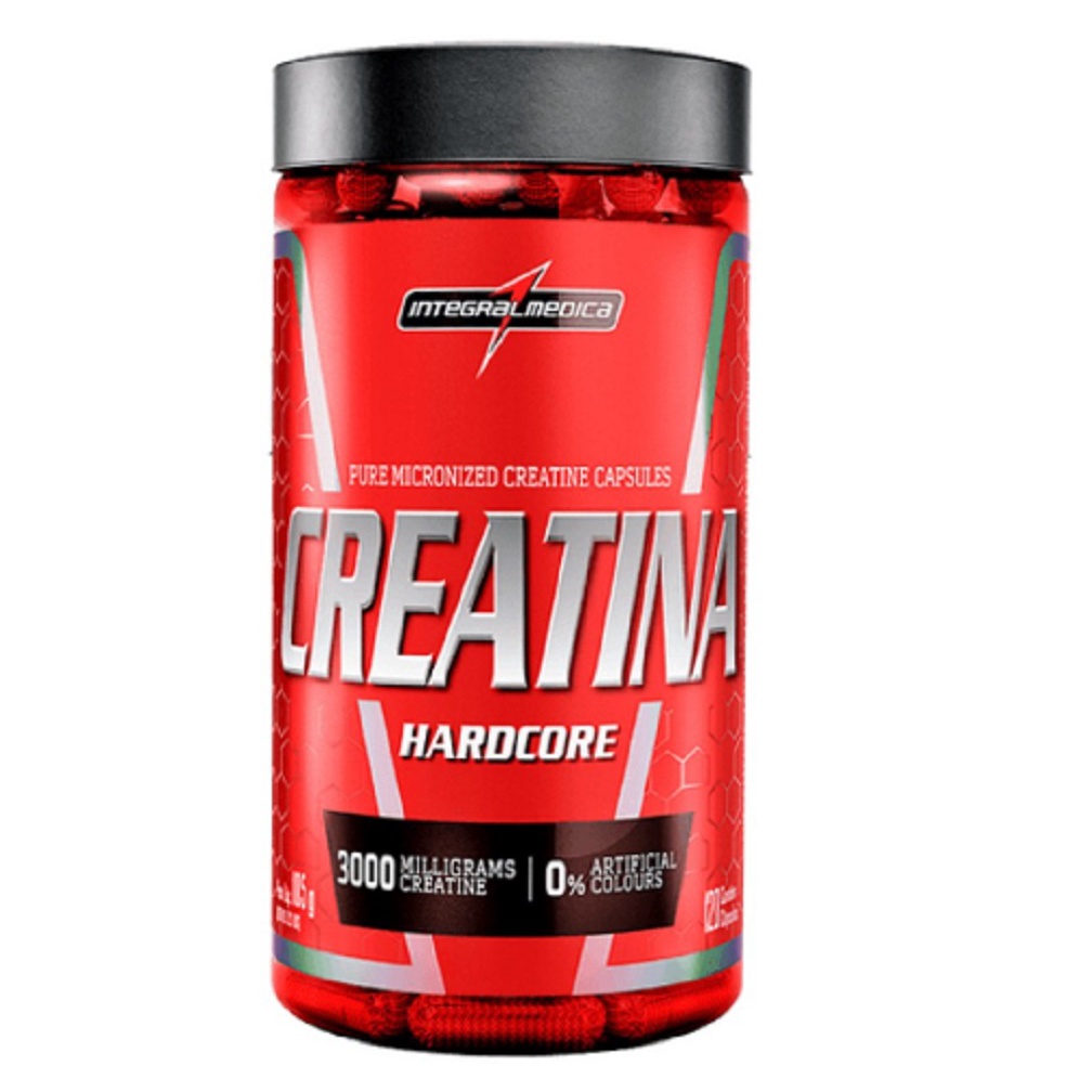 Creatina em Cápsulas Integralmédica - (120 Caps) | Shopee Brasil
