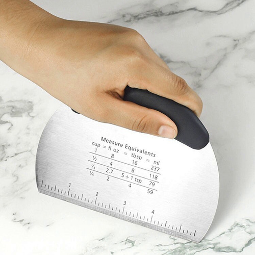 Espátula **MAIS VENDIDA** Profissional Meia Lua Graduada Inox P/ Massas ...