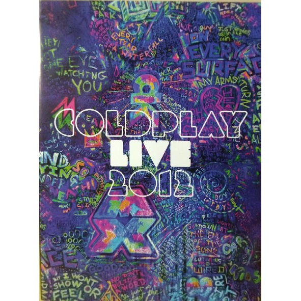 Dvd + Cd Coldplay live 2012 - com encarte | Shopee Brasil
