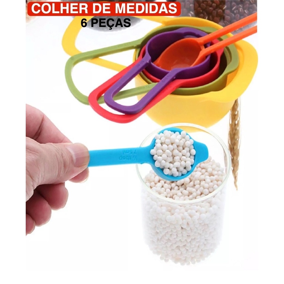 Medidor colher medidora | Shopee Brasil