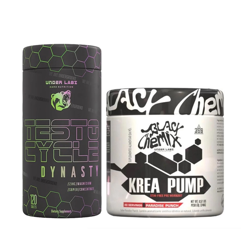 Testo Cycle Dynasty - 120 Caps Under Labz + Creatina Monohidratada ...
