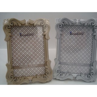 Porta Retrato Fotos 10X15 Plástico P160924 PRATEADO | Shopee Brasil