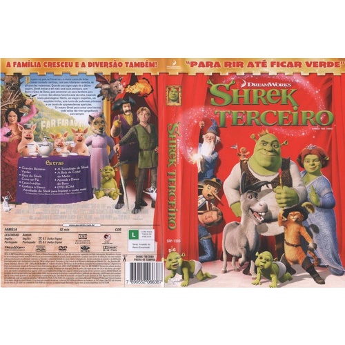 SHREK TERCEIRO DVD ORIGINAL LACRADO | Shopee Brasil