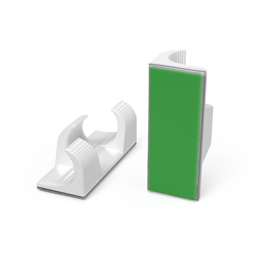 Organizador Fios Cabos Guia Dupla-face Clipzag Cz8 10 Unid. | Shopee Brasil