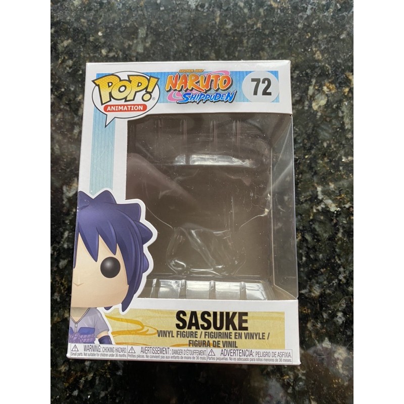 Caixa Funko pop Sasuke Uchiha Naruto 72 | Shopee Brasil