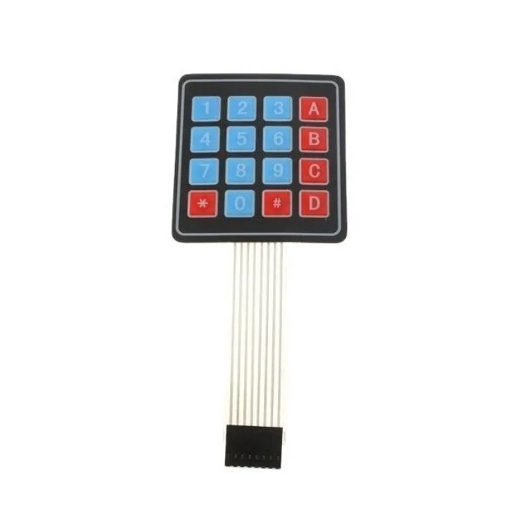 Teclado Membrana Matricial 4x4 16 Teclas Keypad Arduino Pic | Shopee Brasil