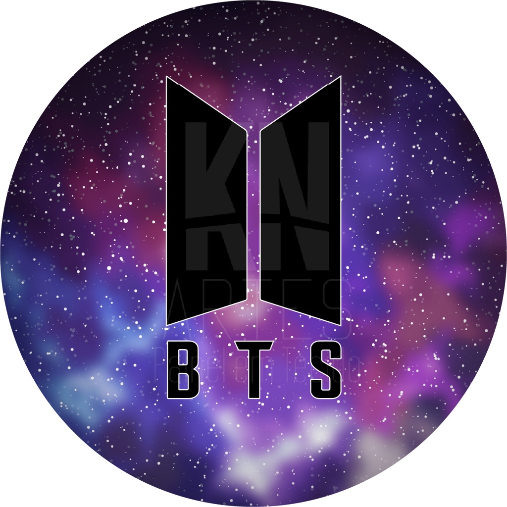 Painel De Festa Redondo Sublimado Em Tecido Tema BTS | Shopee Brasil