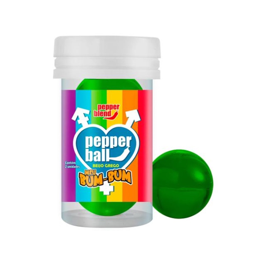 BOLINHA MEU BUM-BUM BEIJO GREGO MENTA - PEPPER BLEND | Shopee Brasil