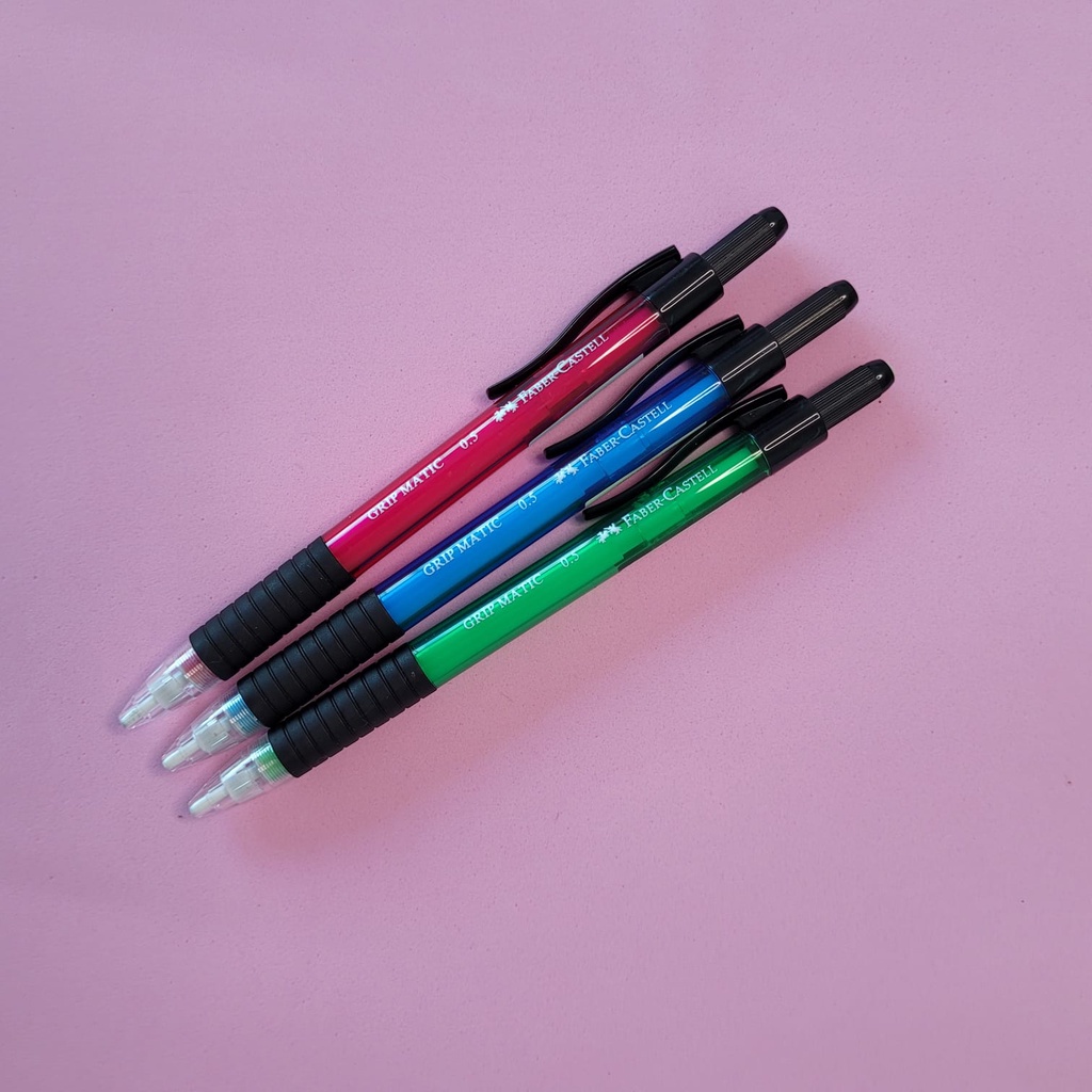 Lapiseira Faber-Castell 0.5mm Grip Matic - unidade | Shopee Brasil