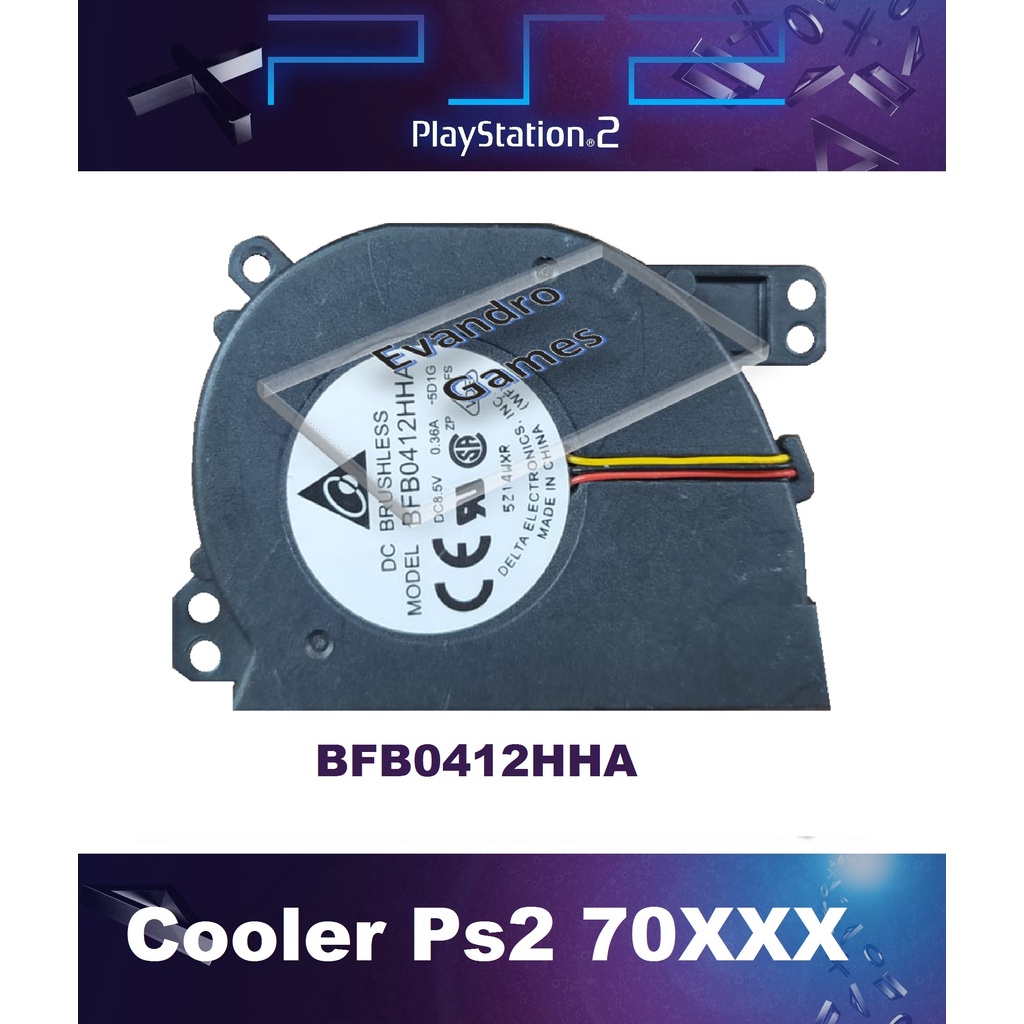 Cooler Ps2 Slim 70xxx - Bm4010-09w-b77 Original - Escorrega o Preço