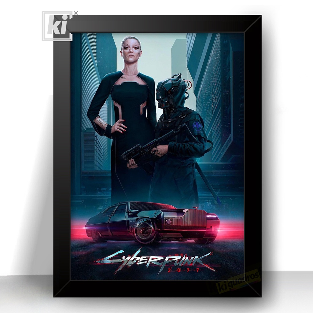Quadro Cyberpunk 2077 Substance Over Style 44cm | Shopee Brasil