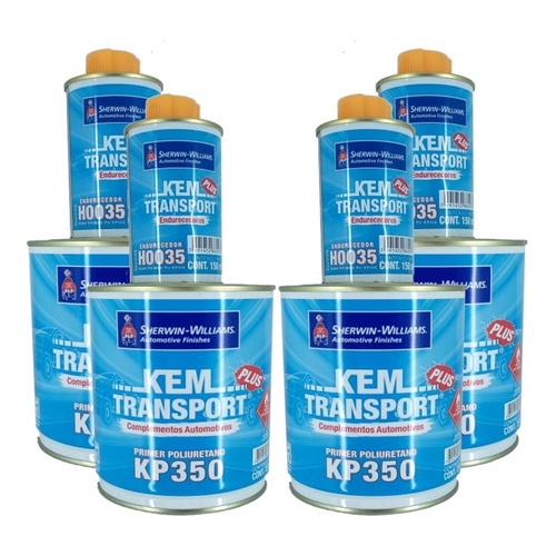 4 Primer Pu Poliuretano Automotivo Kp350 Sherwin Williams+ Endurecedor ...