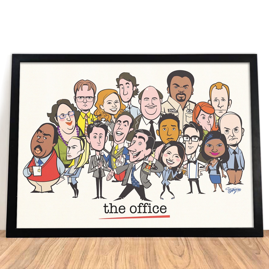 QUADRO THE OFFICE A4 (24x33 cm - Com vidro) | Shopee Brasil